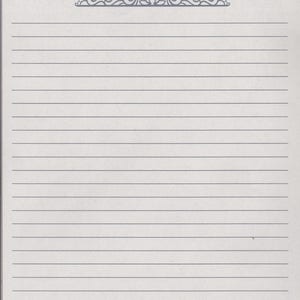 Classic Design Fine Lined Stationery 8.5" X 11" 25 Sheets and 10 Color ...