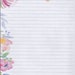 Nice Floral Edged Lined Writing Paper 8.5"x11" 25 Sheets and Color ...