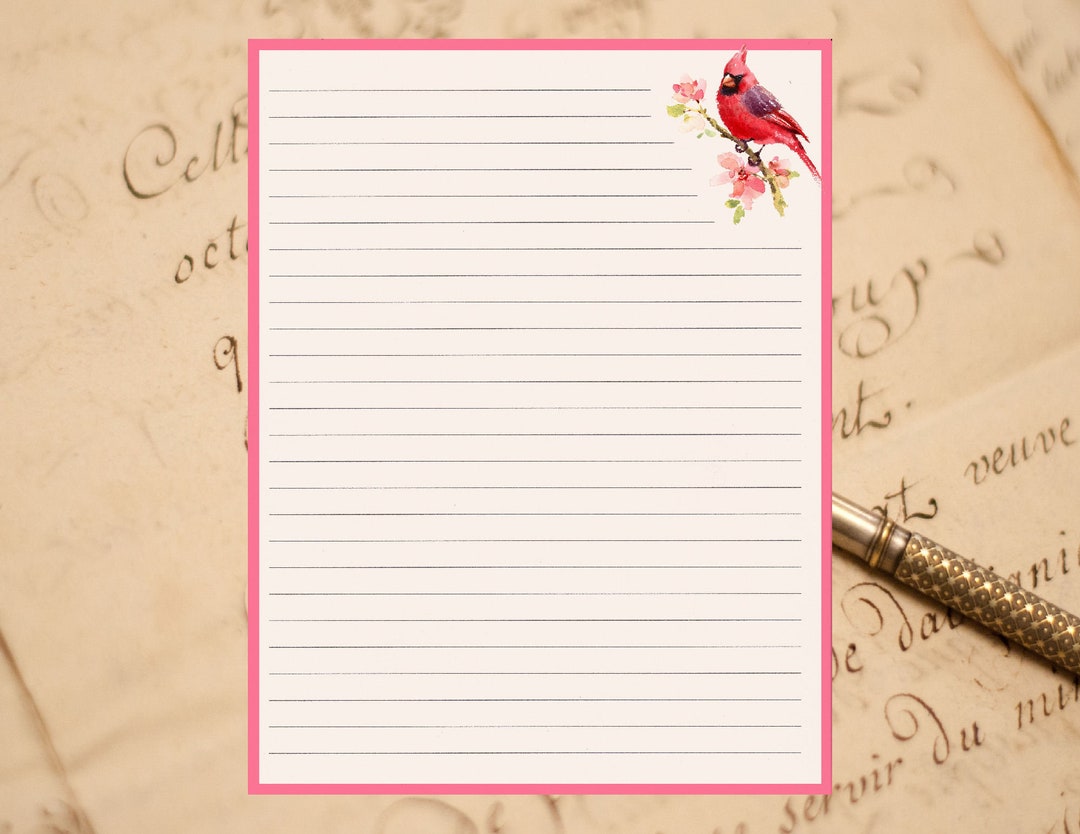 Cardinal Fine Lined Stationery 8.5" X 11" 25 Sheets and 10 Color ...