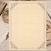 Nice Floral Edged Lined Writing Paper 8.5"x11" 25 Sheets and Color ...