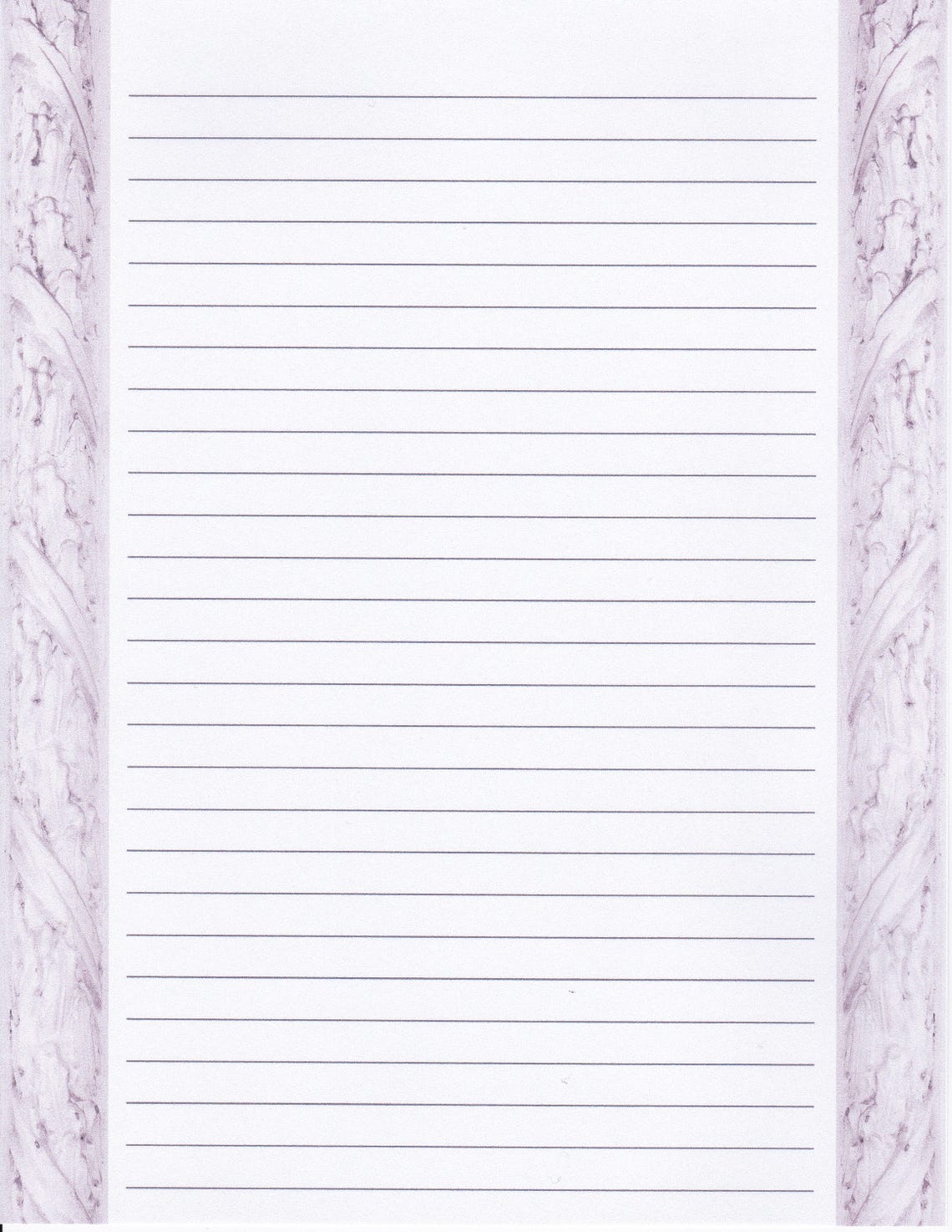 Victorian Inspired Fine Lined Stationery 8.5 X 11 - Etsy