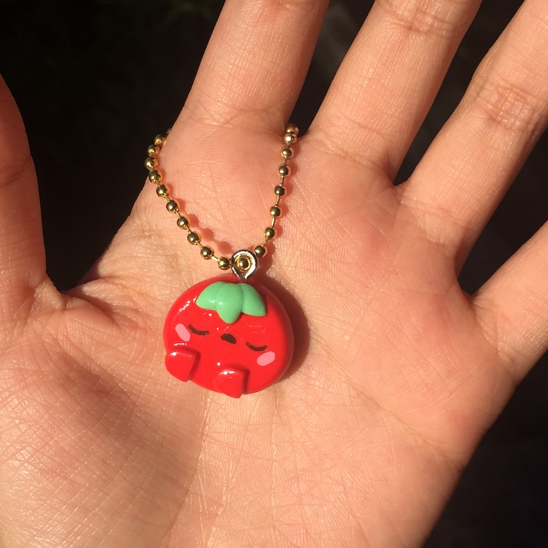 Kawaii Cute Flat Food Keychains Polymer Clay Charms - Etsy