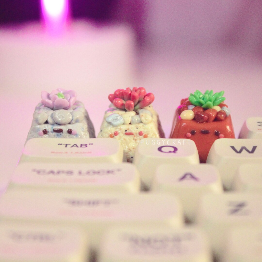 Kawaii Succulent Plant Handmade Artisan Keycap - Etsy