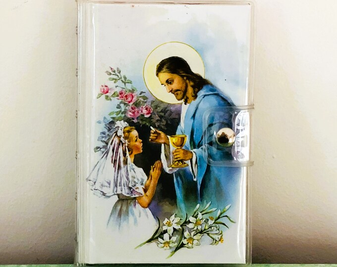 Vintage Bible, White Communion Bible, Communion Bible, Communion ...