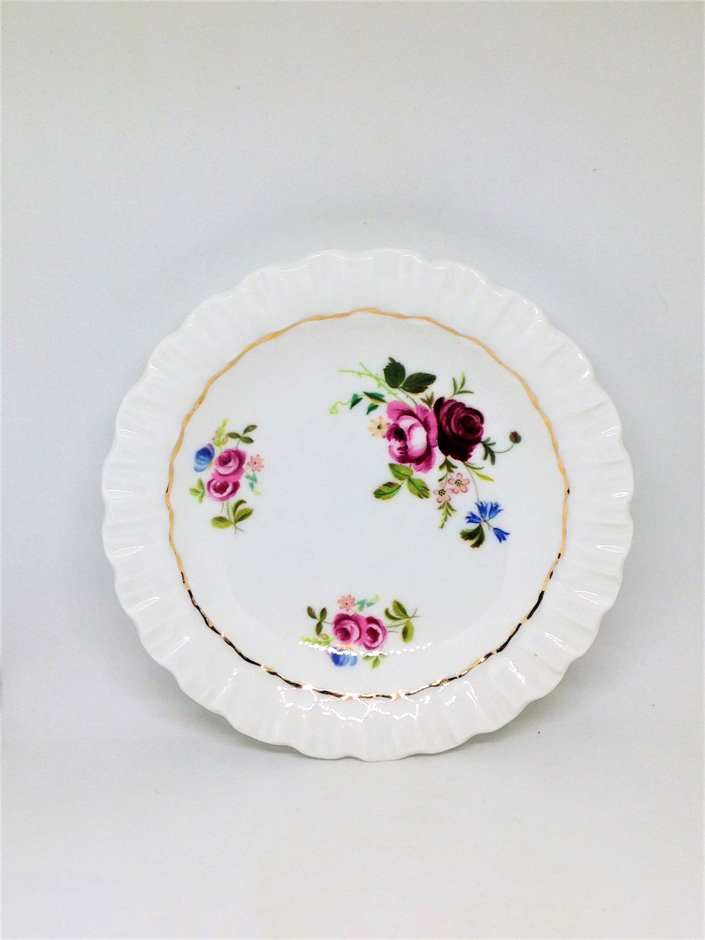 Vintage Royal Adderley Bone China Rose Floral Dish Pin - Etsy