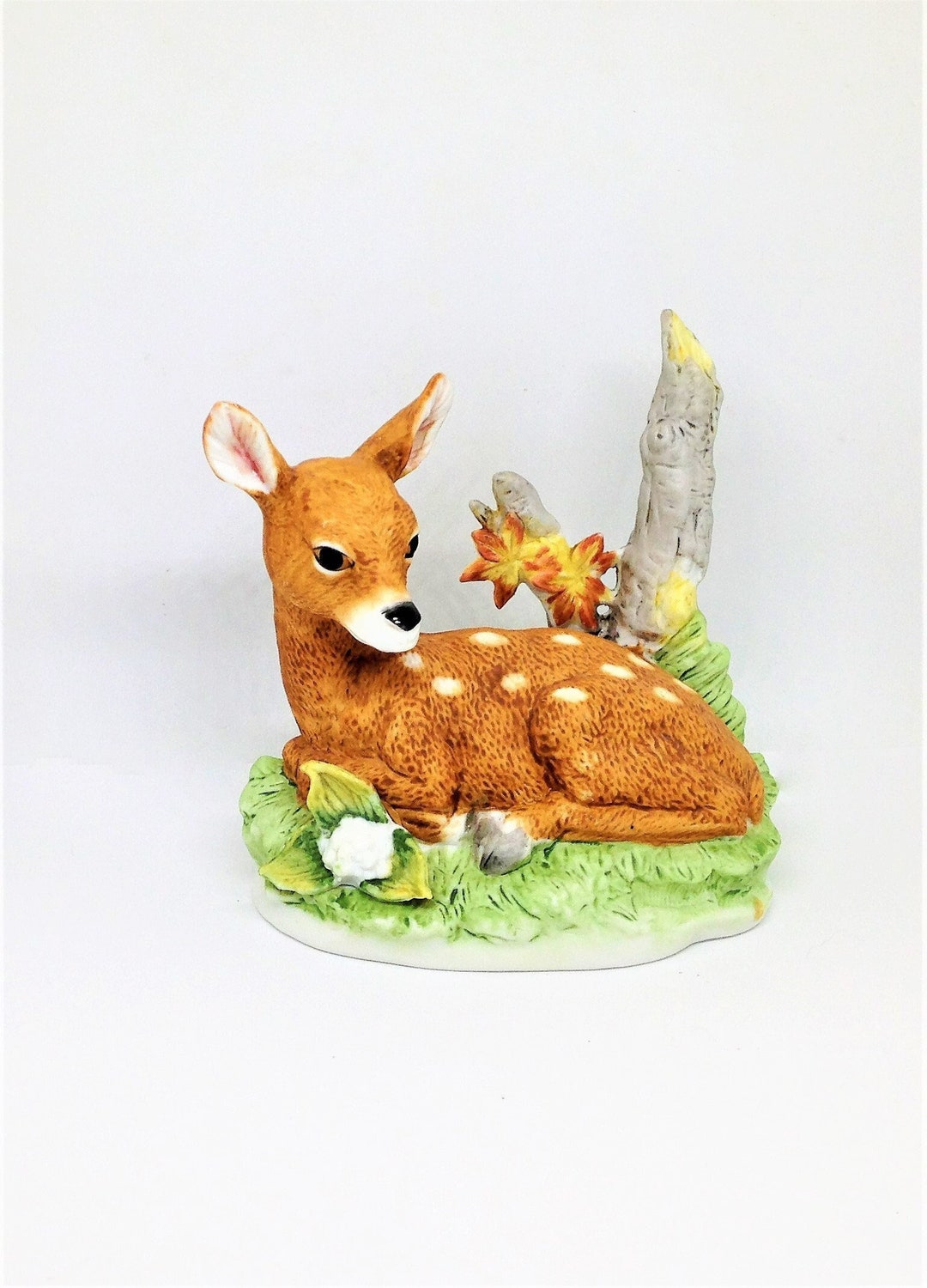 Vintage Fawn Figurine, Bambi Figurine, Deer Figurine, Fawn Statue ...