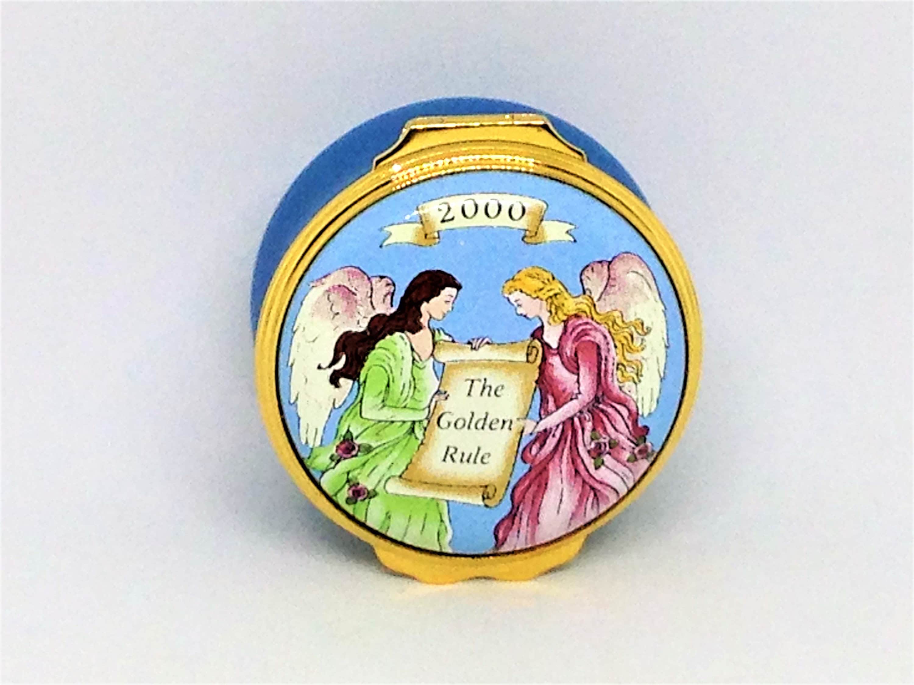 Vintage Pill Box Mary Kay Souvenir Meds Box Angel Box Ring - Etsy