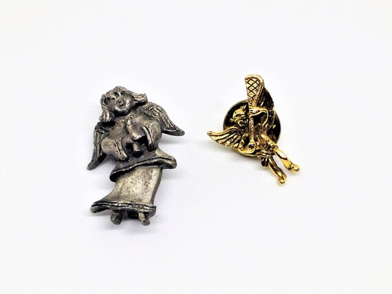 Vintage Angel Pins Pewter Angel Pin Angel Tack Pin Angel - Etsy
