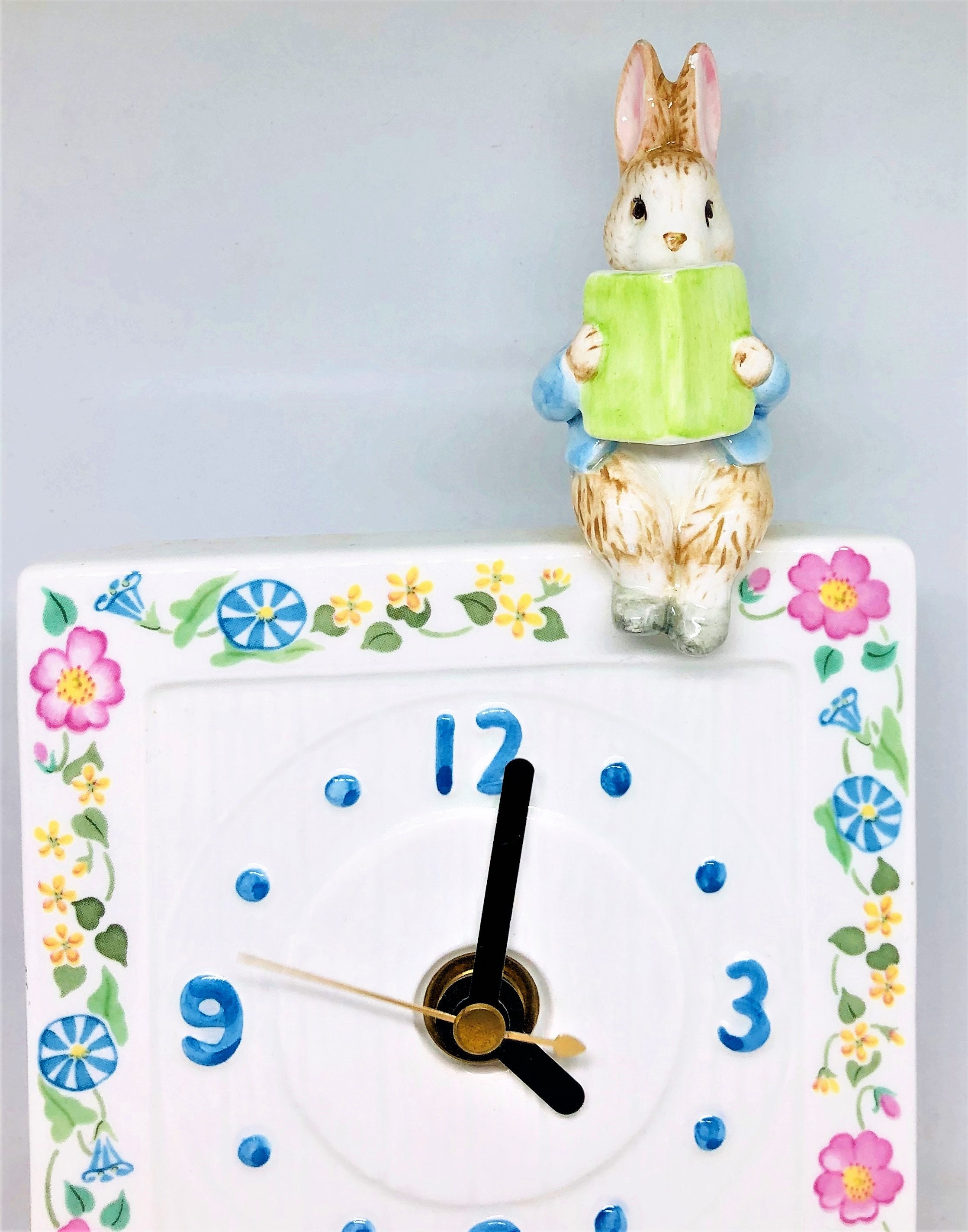 Beatrix Potter Clock Schmid Peter Rabbit Babys Room Clock | Etsy