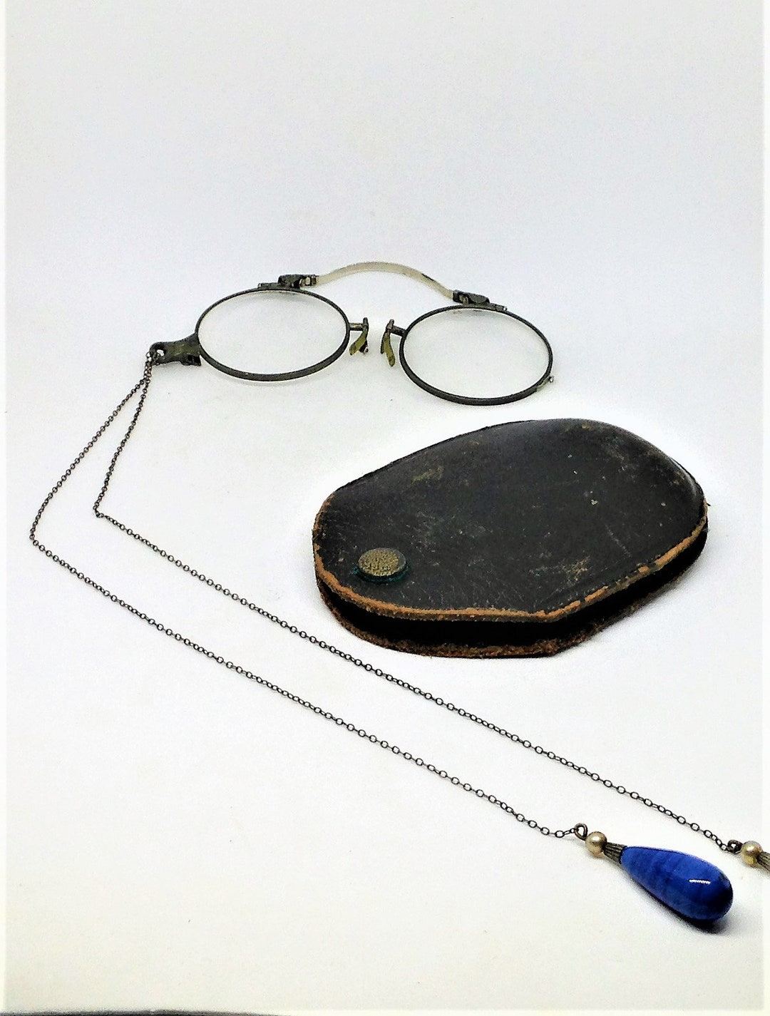 Antique Spectacles Pinch Spectacles Vintage Eyewear Spectacles Ear