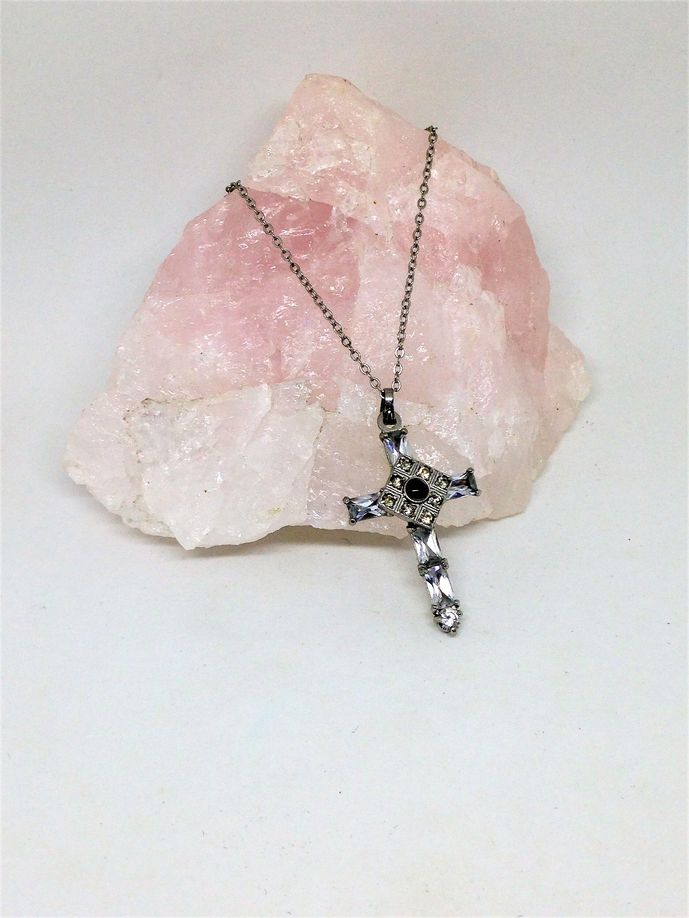 Rhinestone Relic Relic Cross Catholic Cross Bling Cross - Etsy