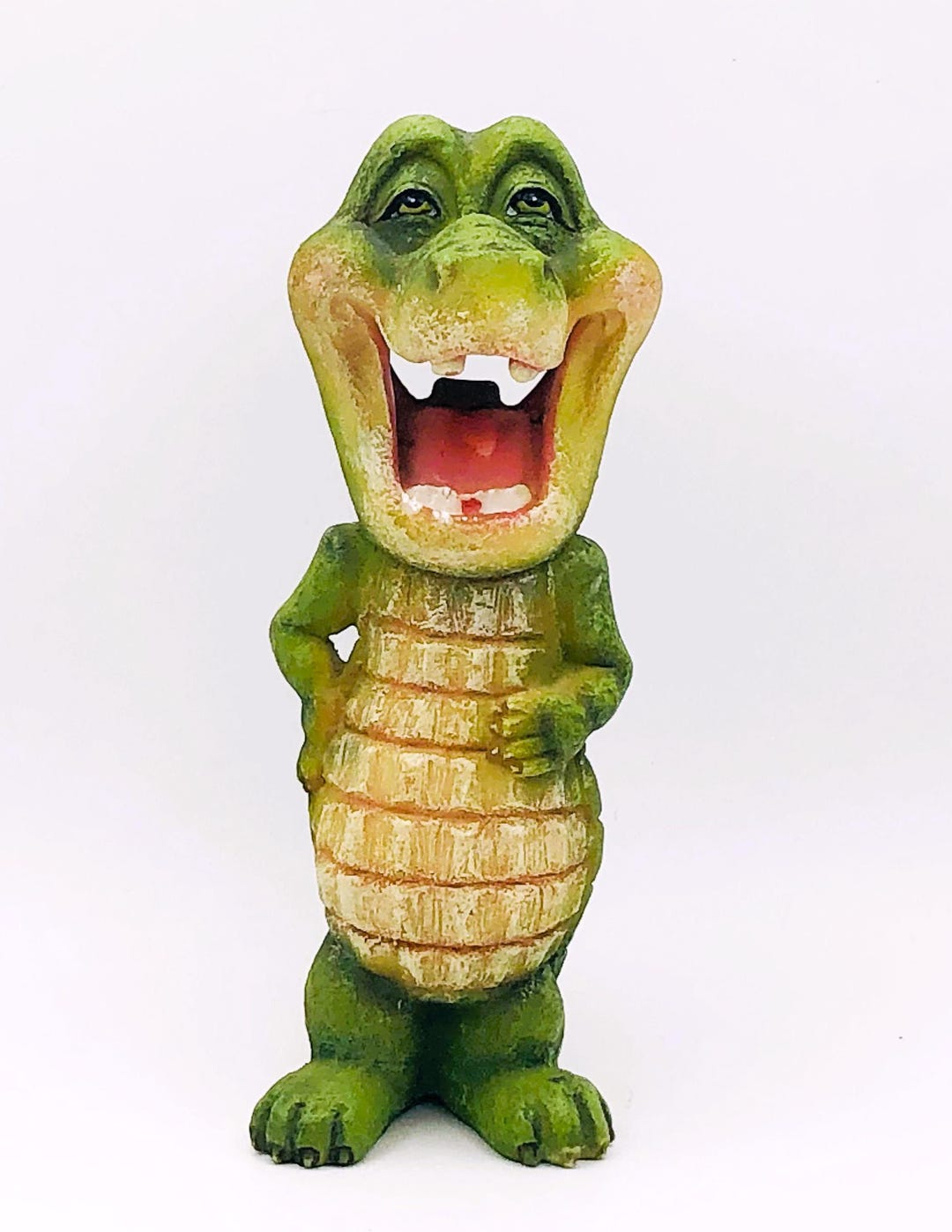 Vintage Alligator Bottle Opener, Green Alligator Bar Decor - Etsy