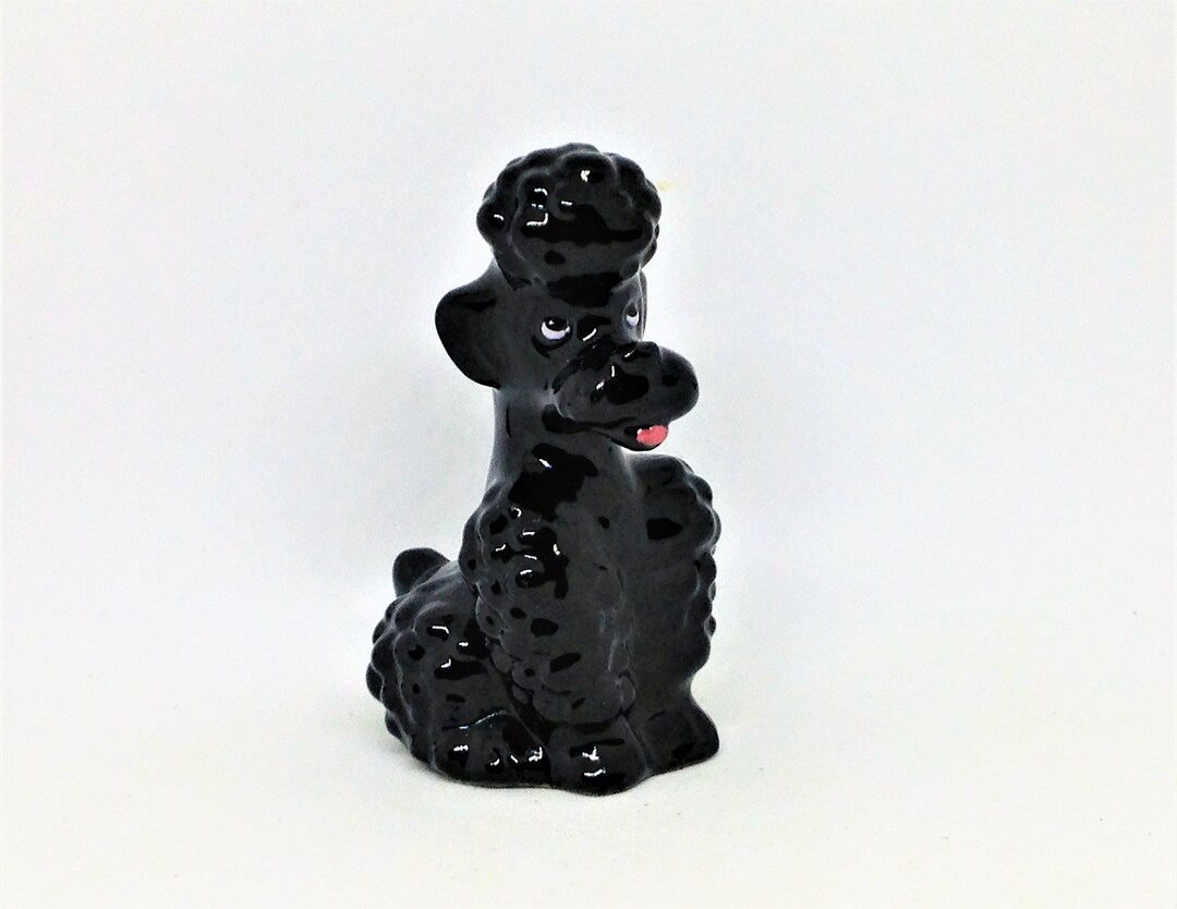 Vintage Goebel, Goebel Poodle, Black Poodle, Poodle Figurine, Goebel ...