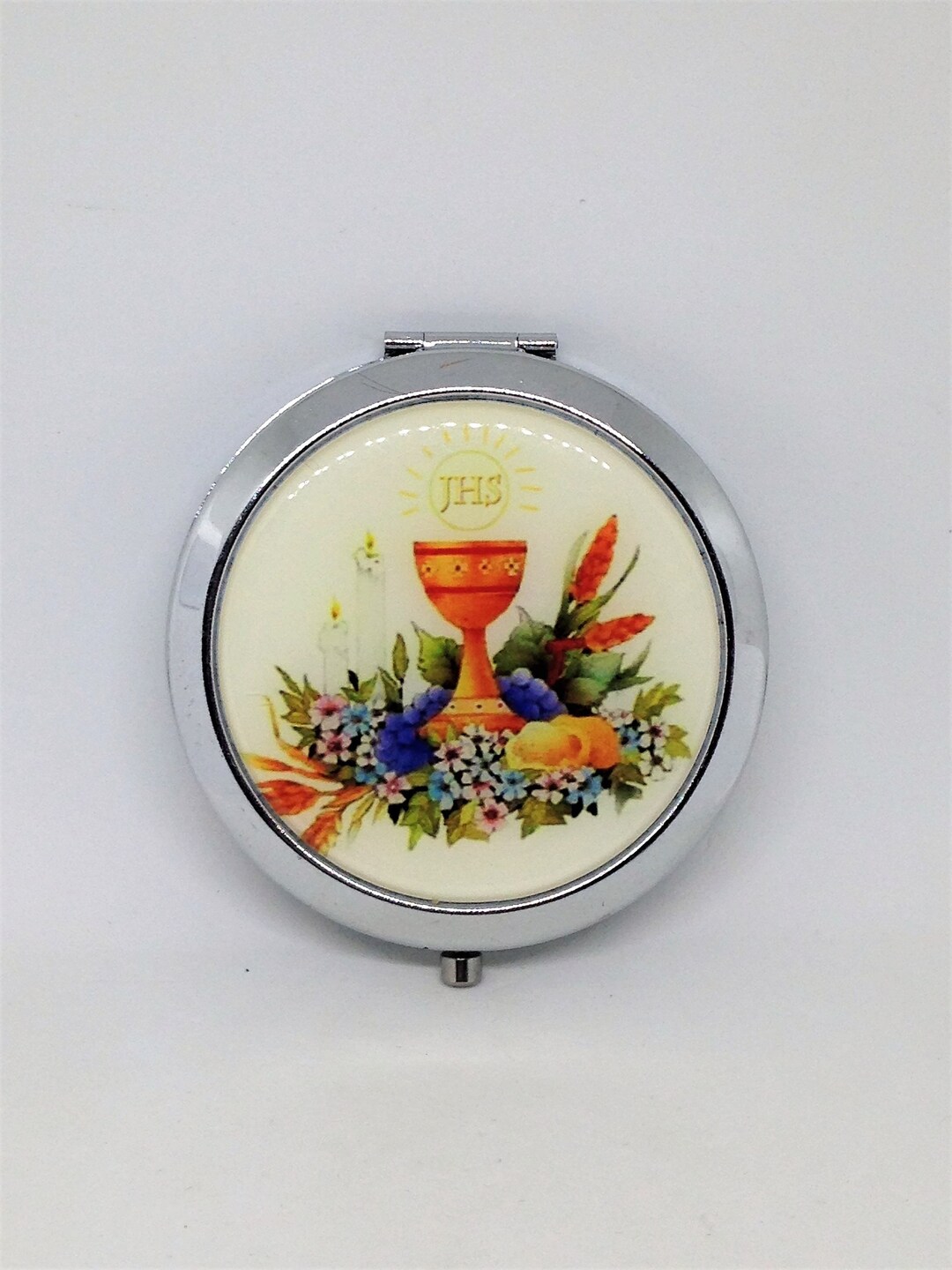 Chalice Cup Mirror Compact, Religious Compact, Mirror Compact, JHS ...