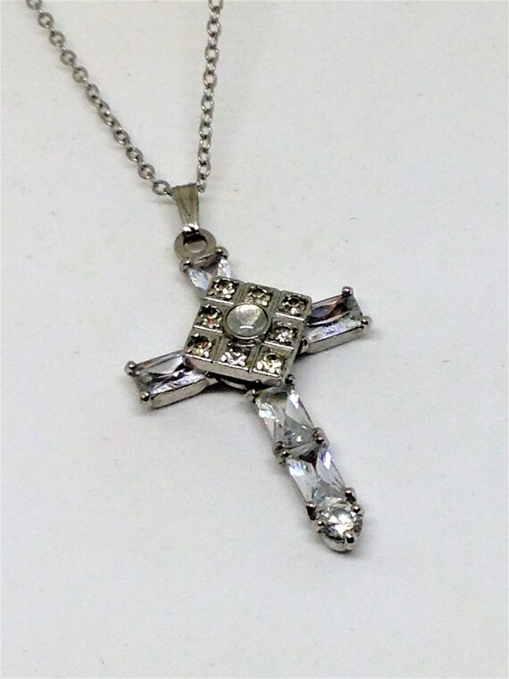 Rhinestone Relic Relic Cross Catholic Cross Bling Cross | Etsy