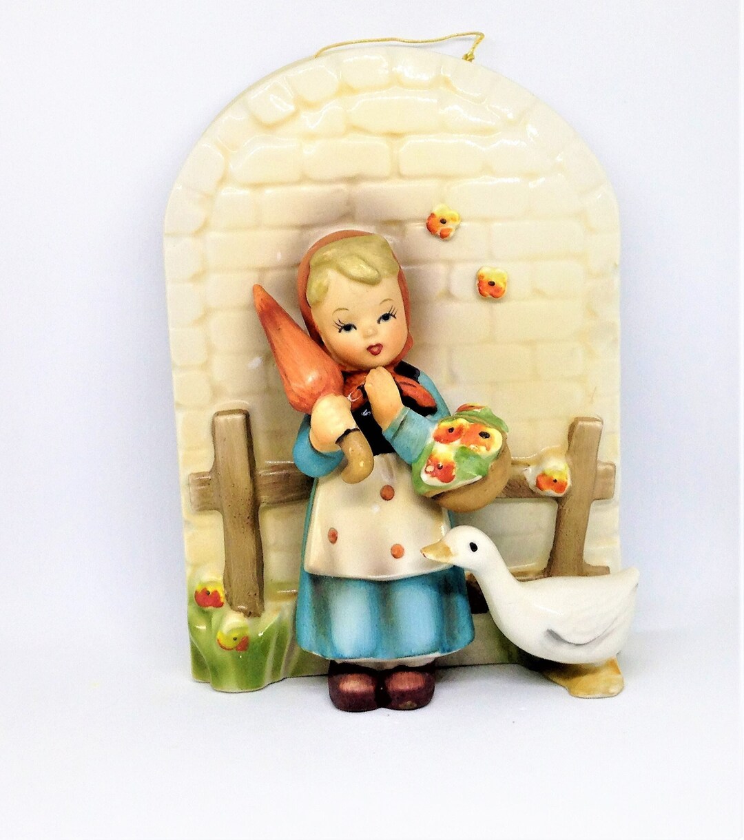 Vintage Hummel, Hummel Plaque, Erich Steiuffer, Japan Hummel, Girl ...