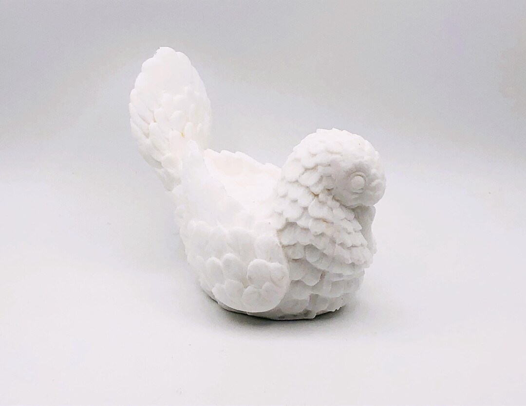 Vintage White Dove Figurine: Sculpted Porcelain Love Bird, Made in ...