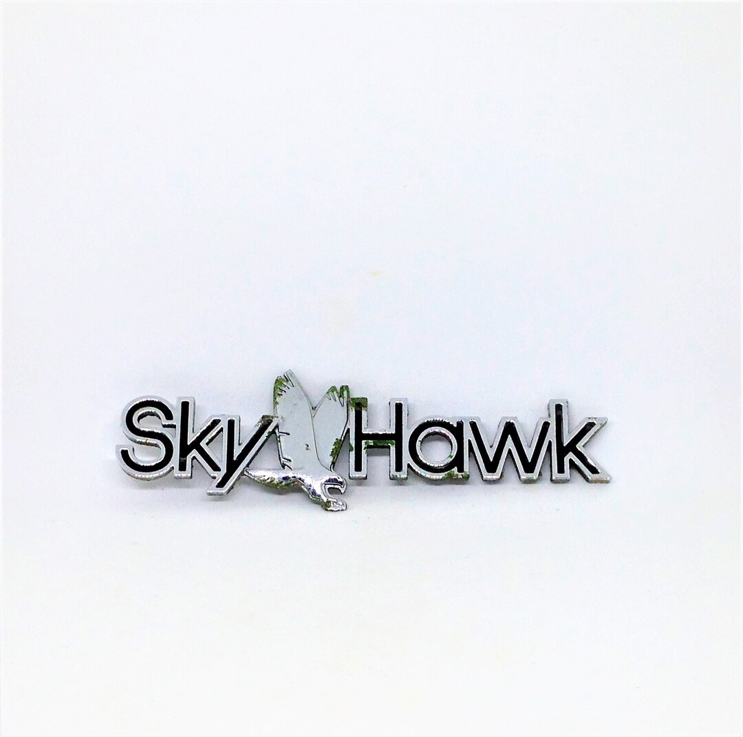 Vintage Buick Sky Hawk Car Emblem: Auto Advertisement, Car Part - Etsy