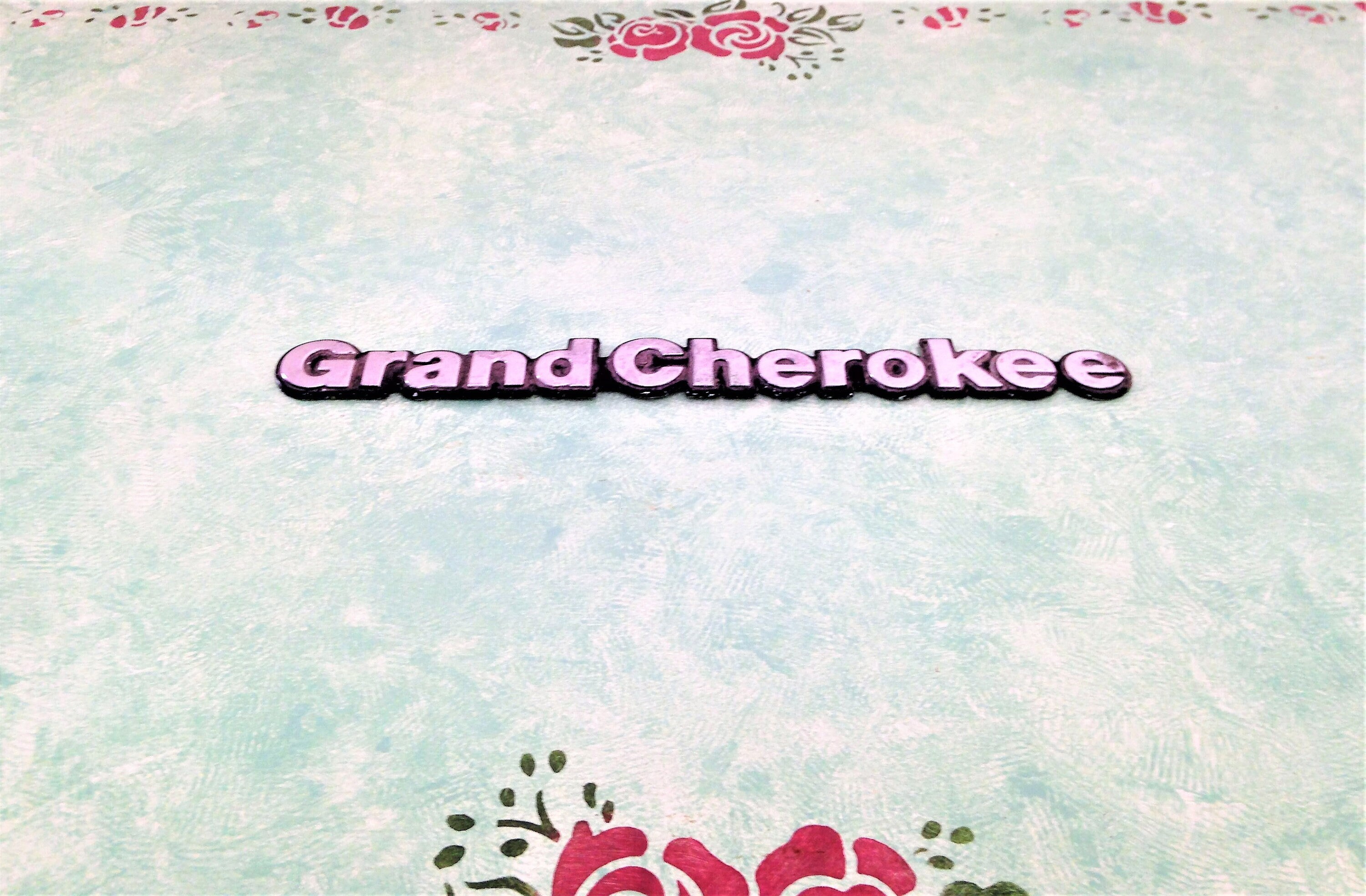 Vintage Car Ornament Grand Cherokee Emblem Cherokee Car - Etsy