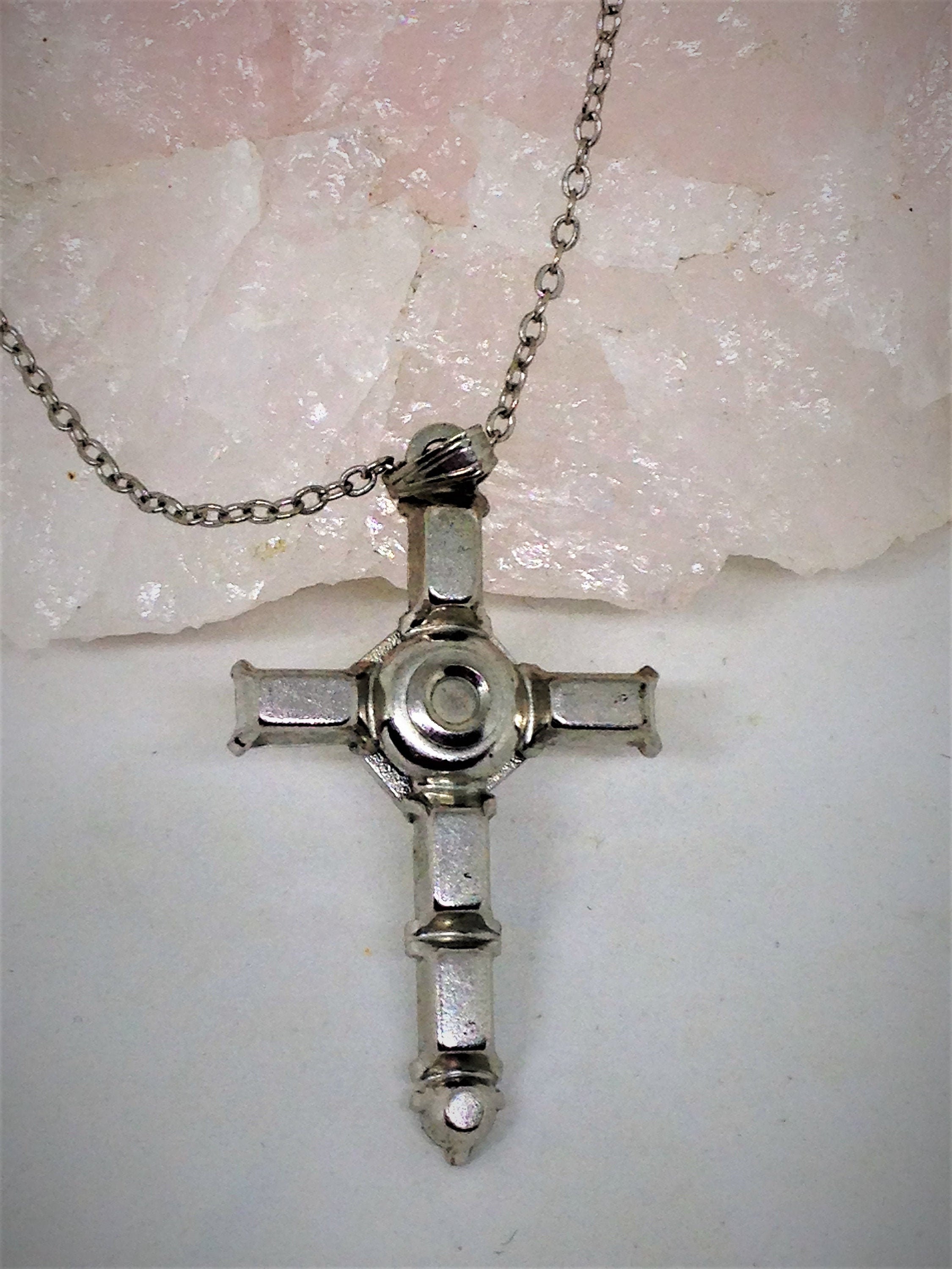 Rhinestone Relic Relic Cross Catholic Cross Bling Cross | Etsy