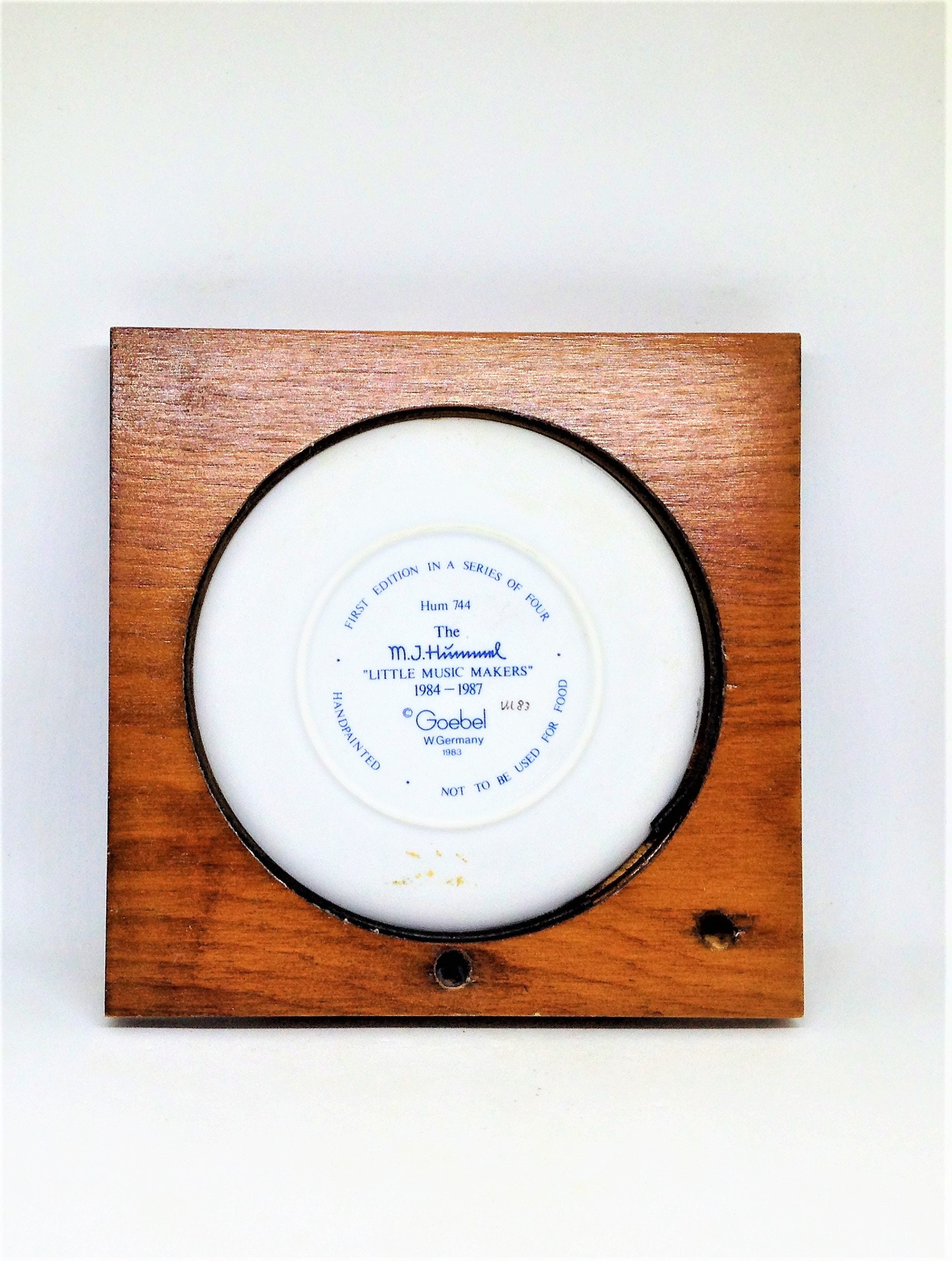 Vintage Goebel Plaque MJ Hummel Little Music Makers Hummel - Etsy