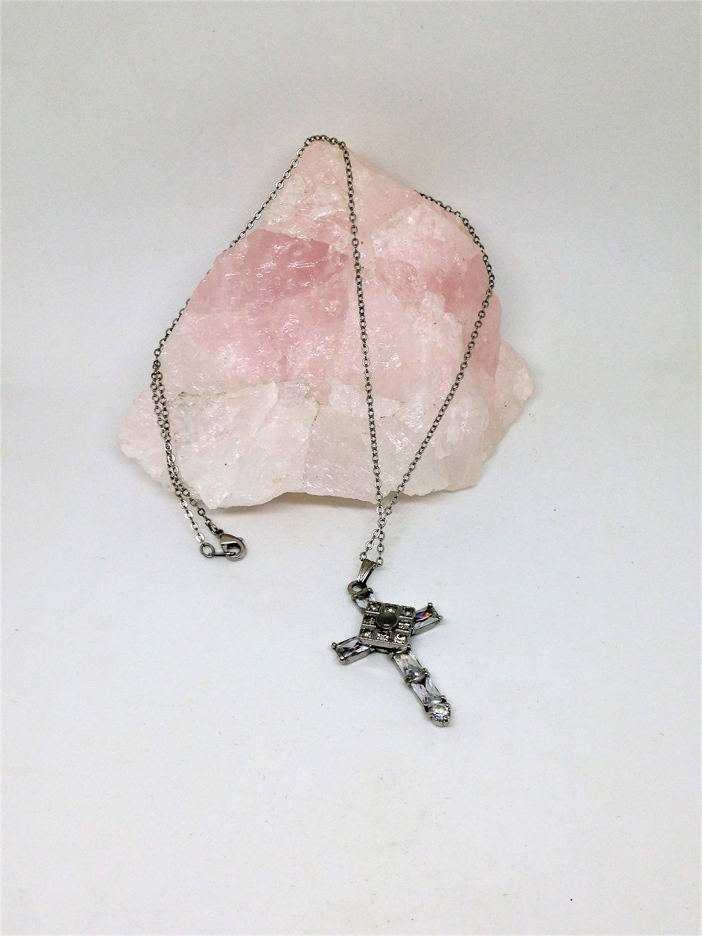 Rhinestone Relic Relic Cross Catholic Cross Bling Cross | Etsy