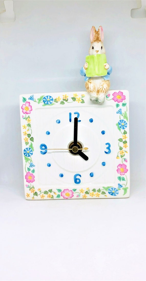 Beatrix Potter Clock Schmid Peter Rabbit Babys Room Clock | Etsy