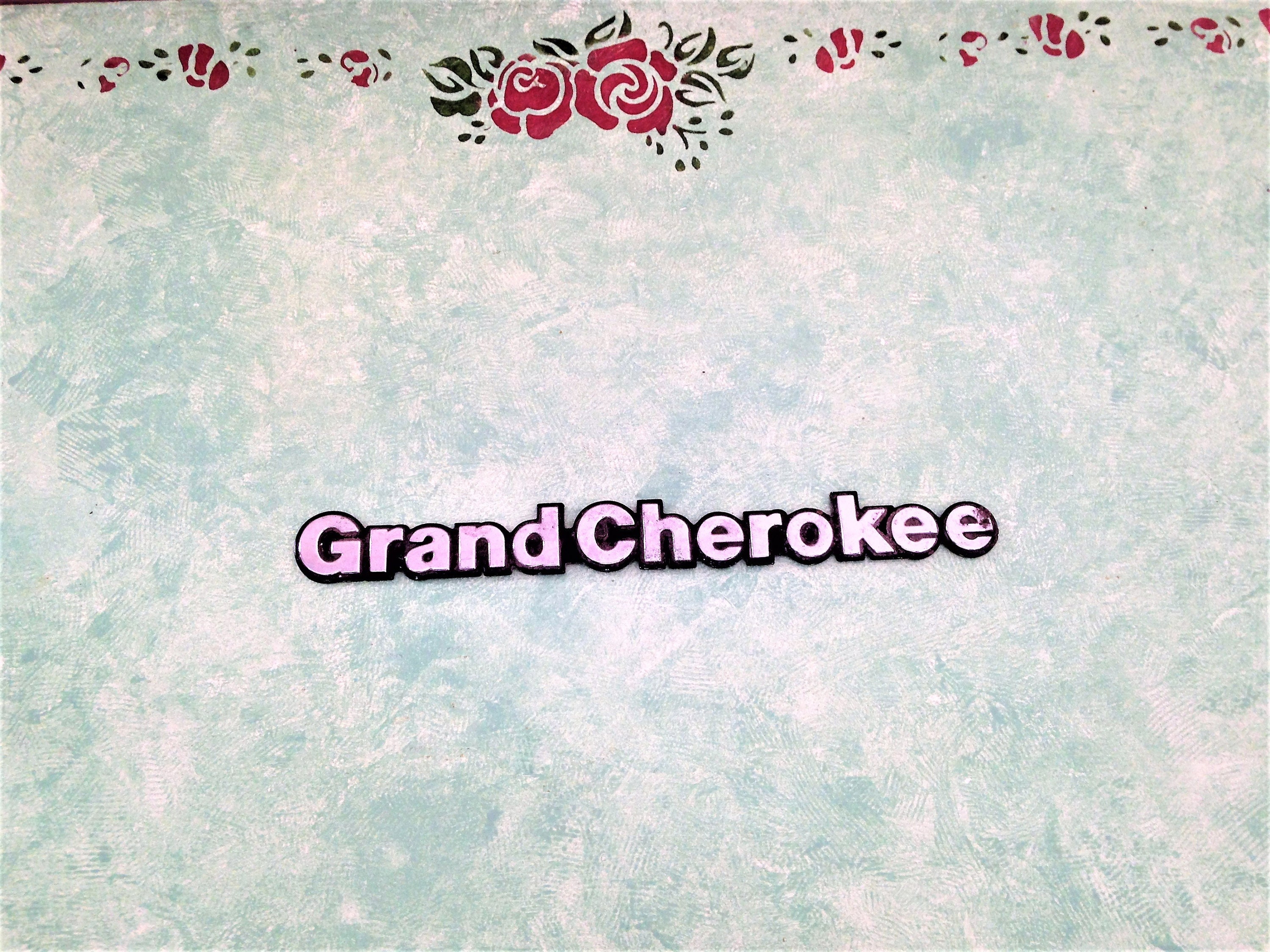 Vintage Car Ornament Grand Cherokee Emblem Cherokee Car - Etsy