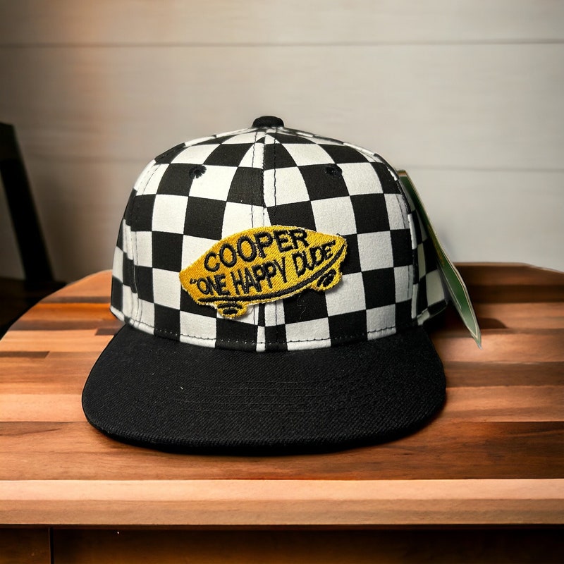 Checkered Hat - Etsy