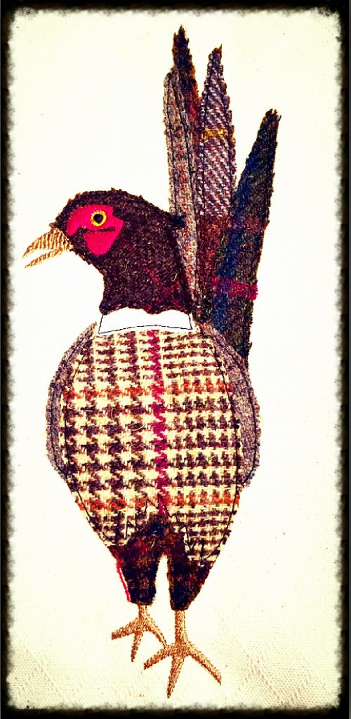 Phillip Pheasant in the Hoop Applique Embroidery Design - Etsy