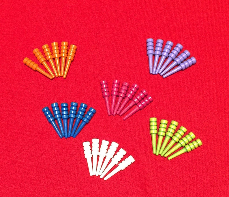 Pegs and Jokers 6-player Wooden Cribbage Pegs FREE SHIPPING! - Etsy