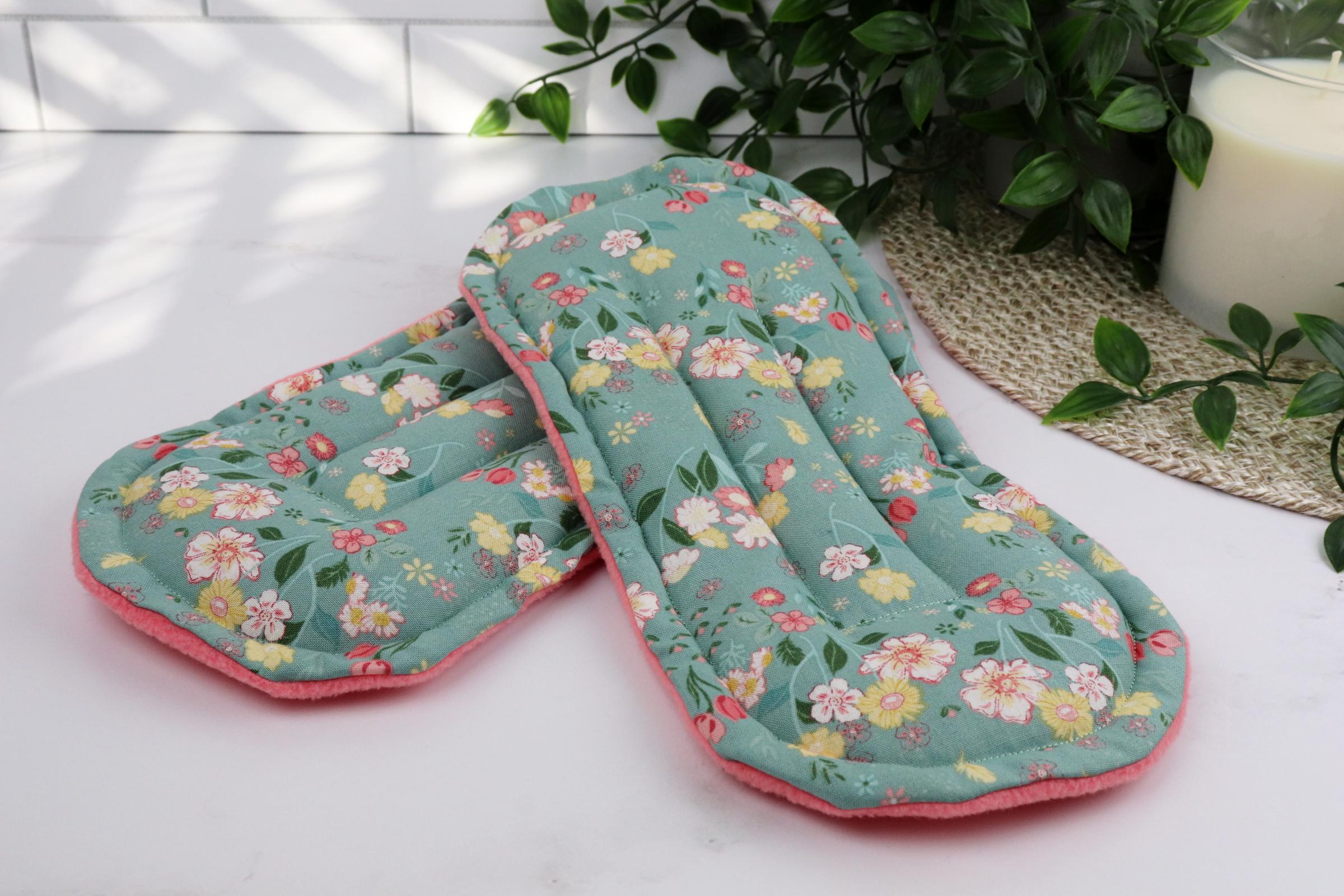 Microwavable, Foot Warmer Inserts for Slippers or Socks. Reusable, Heat ...