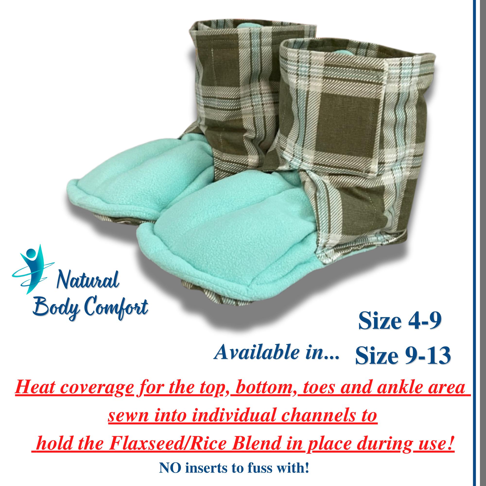 Microwave Foot Warming Booties for Cold or Painful Feet & Relaxation ...