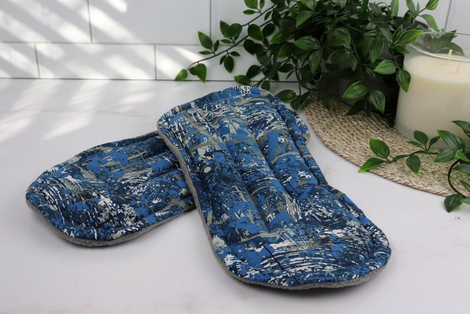 Microwavable, Foot Warmer Inserts for Slippers or Socks. Reusable, Heat ...