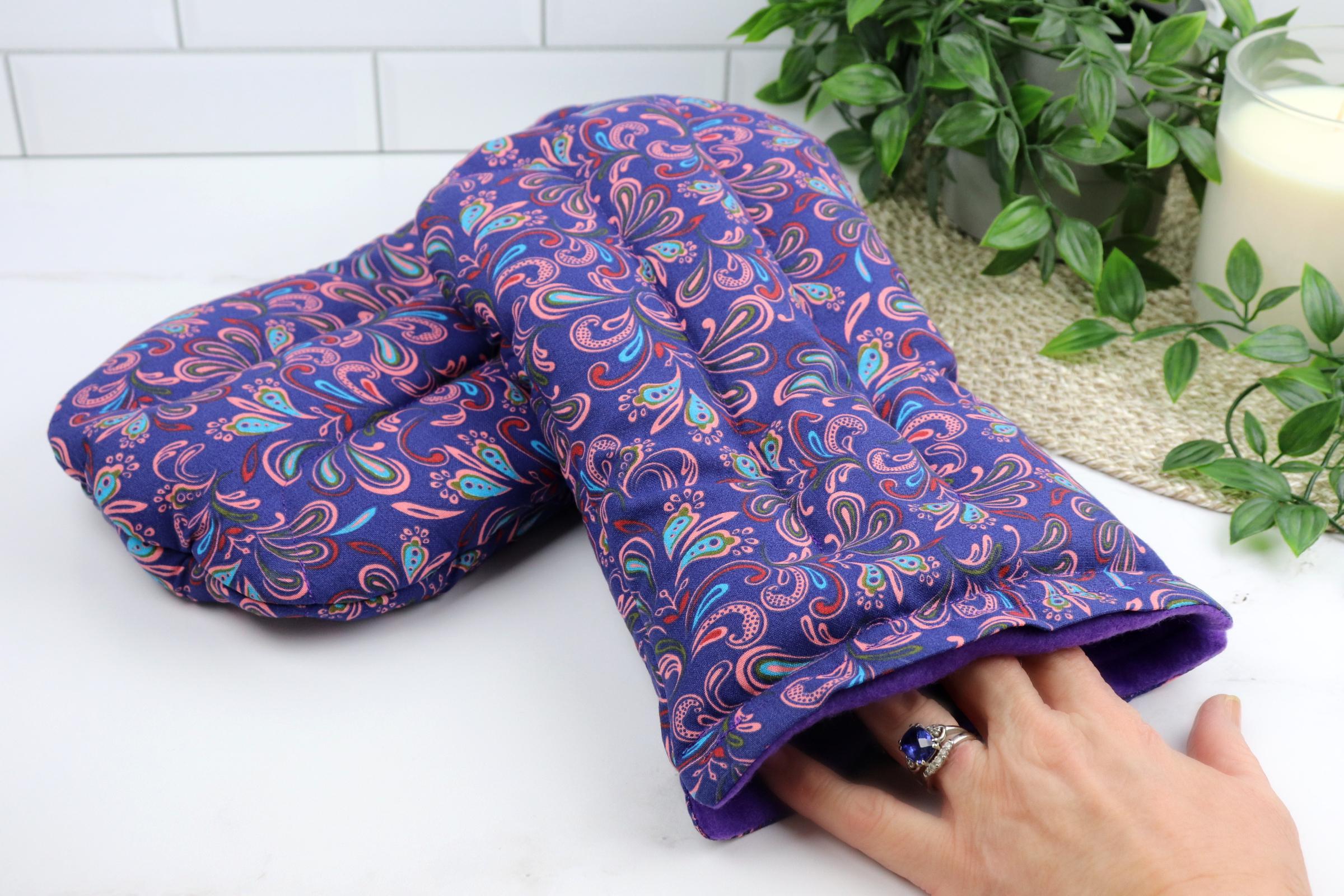 Wrist & Hand Warming Mitts. Heat or Cool Therapy. Hand Heating Pad for ...