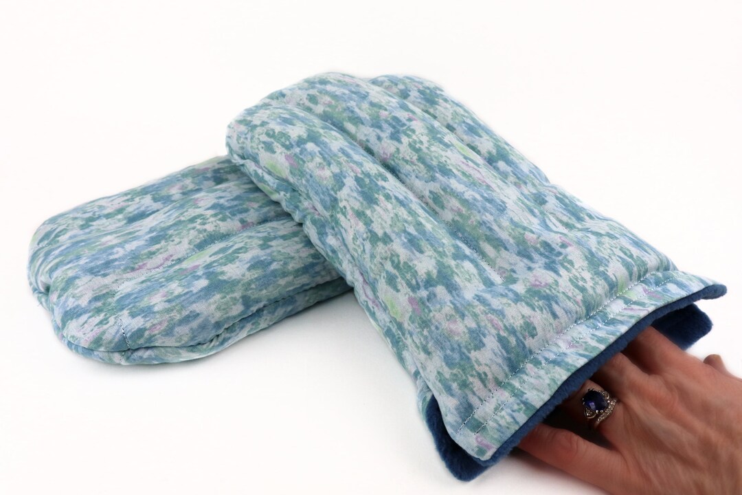 Heat Therapy Hand Warming Mitts. Microwave Heating Pad for Hand ...