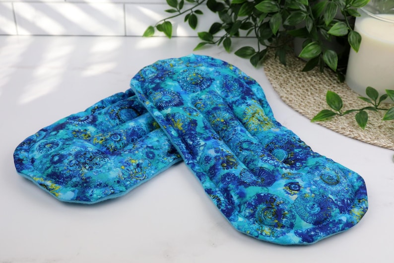 Microwavable, Foot Warmer Inserts for Slippers or Socks. Reusable, Heat ...