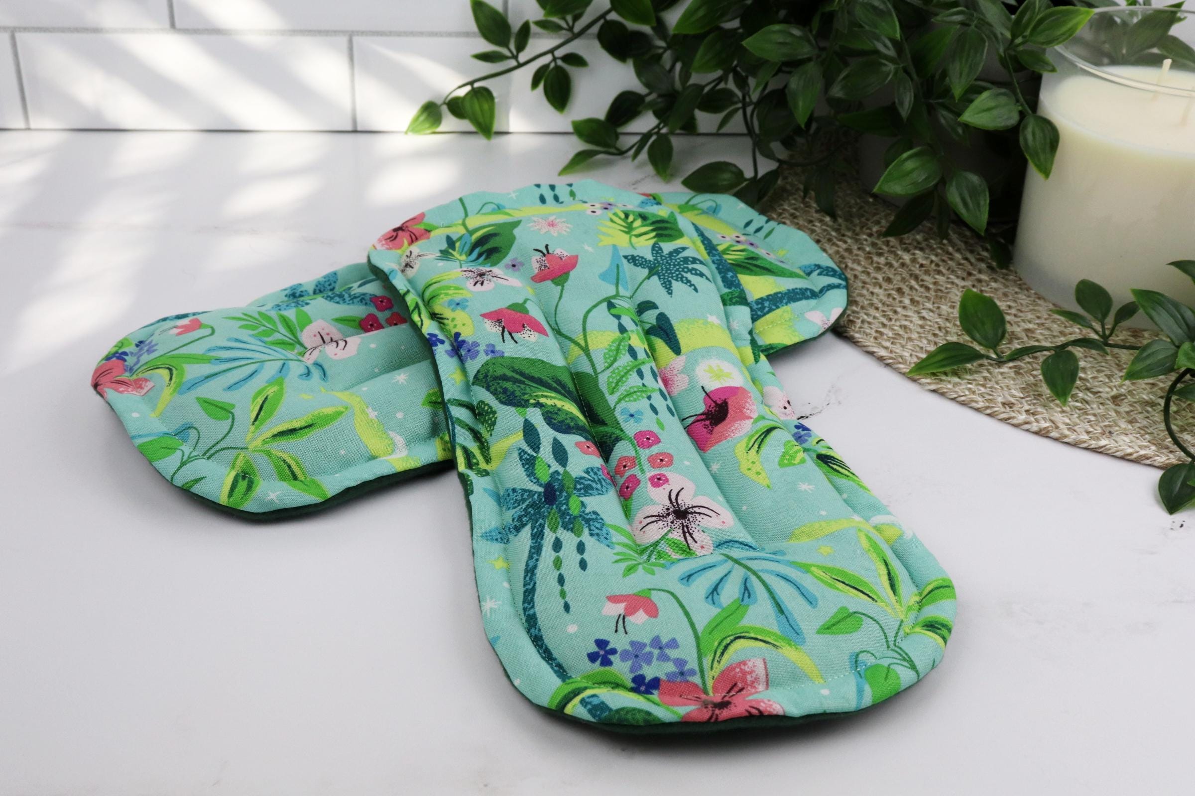 Microwavable, Foot Warmer Inserts for Slippers or Socks. Reusable, Heat ...