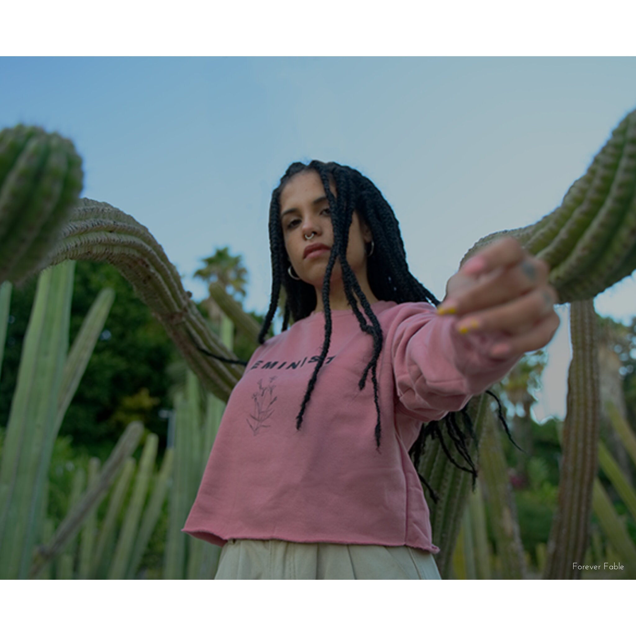 Feminist: Cropped Sweatshirt/ Feminism Slogan Pullover/ Political ...