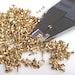 Solid Brass Tiny Nails 4-25mm 3/16 1 Tack Nails, Brads, Rivets 1.2mm 19 ...