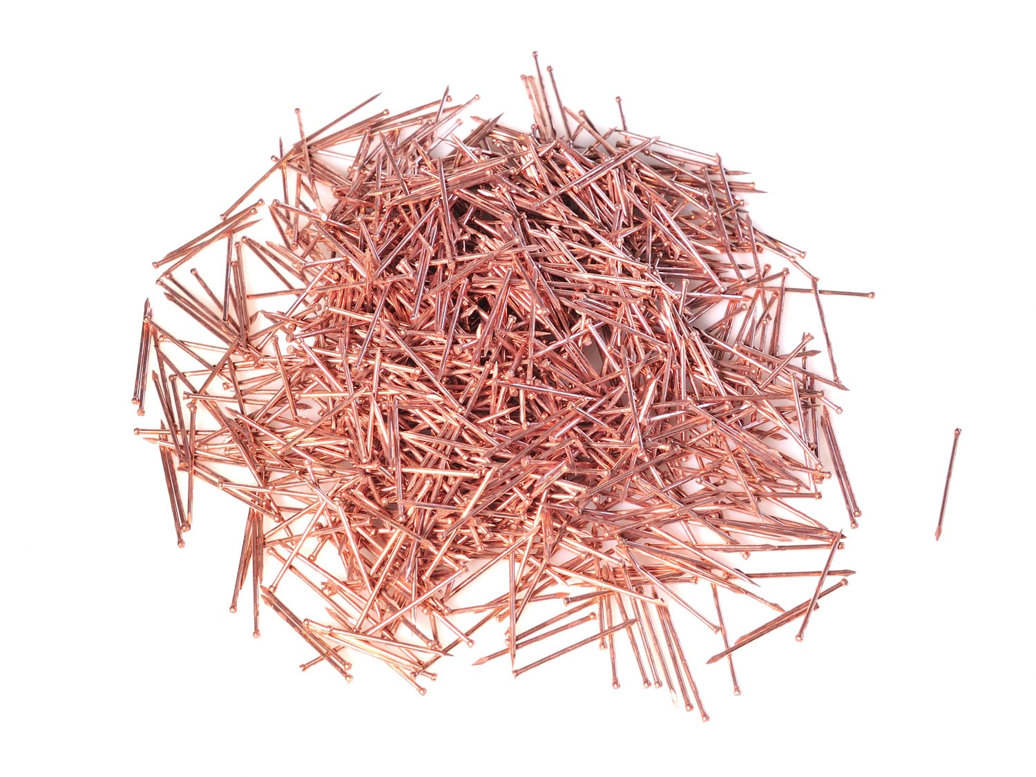 Shoemaking Nails for Lasting. Copper-plated, 19# (fi 1,1) 3/4" - 1" (18 ...