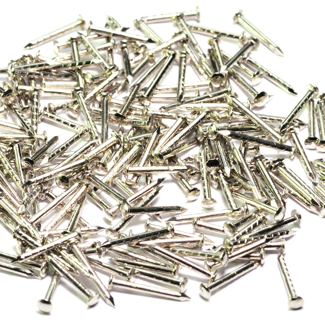 500pcs 17x1-1/4 14x30mm Escutcheon Pins Nails Nickel | Etsy