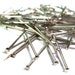 500pcs 17x1-1/4 1,4x30mm Escutcheon Pins Nails, Nickel Plated, Silver ...