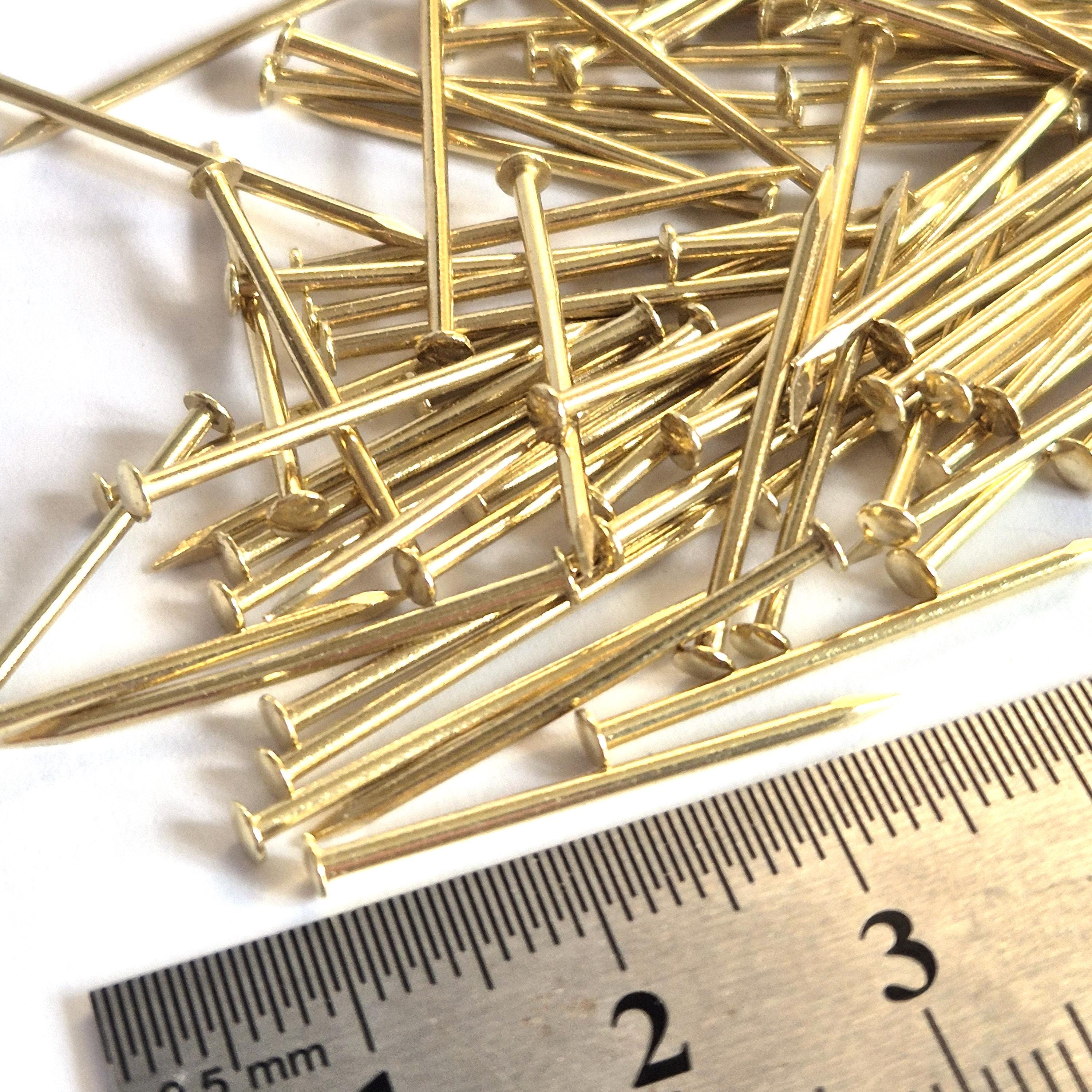 Solid Brass Nails #18 X 5/32