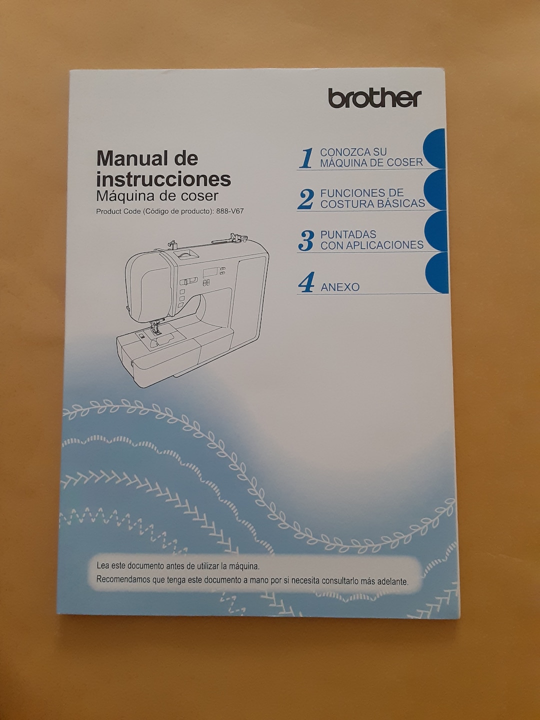 Brother Manual De Instrucciones Maquina De Coser, Brother Manuel D ...