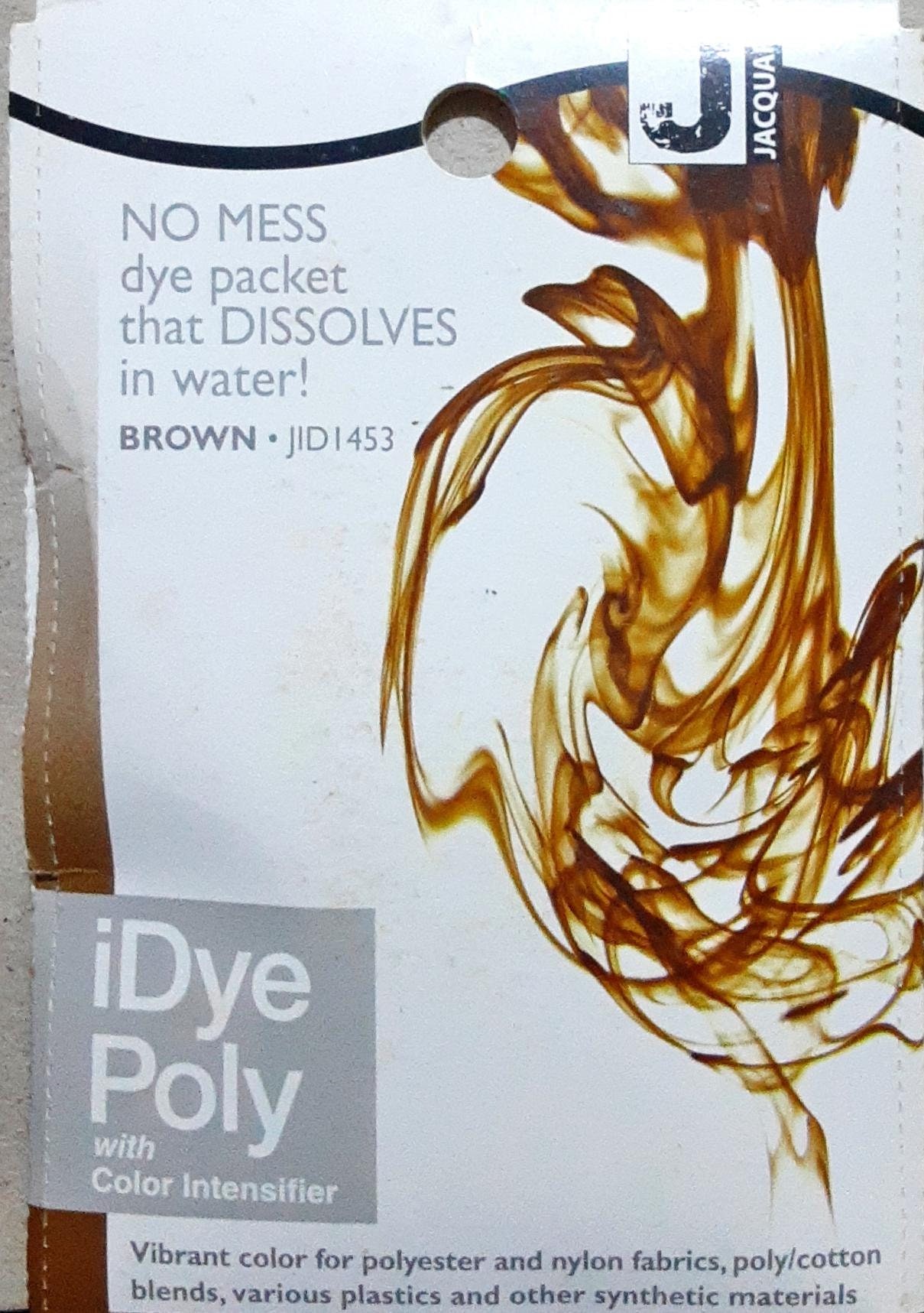Idye Poly Dye for Synthetic Fabrics and Materials - Etsy