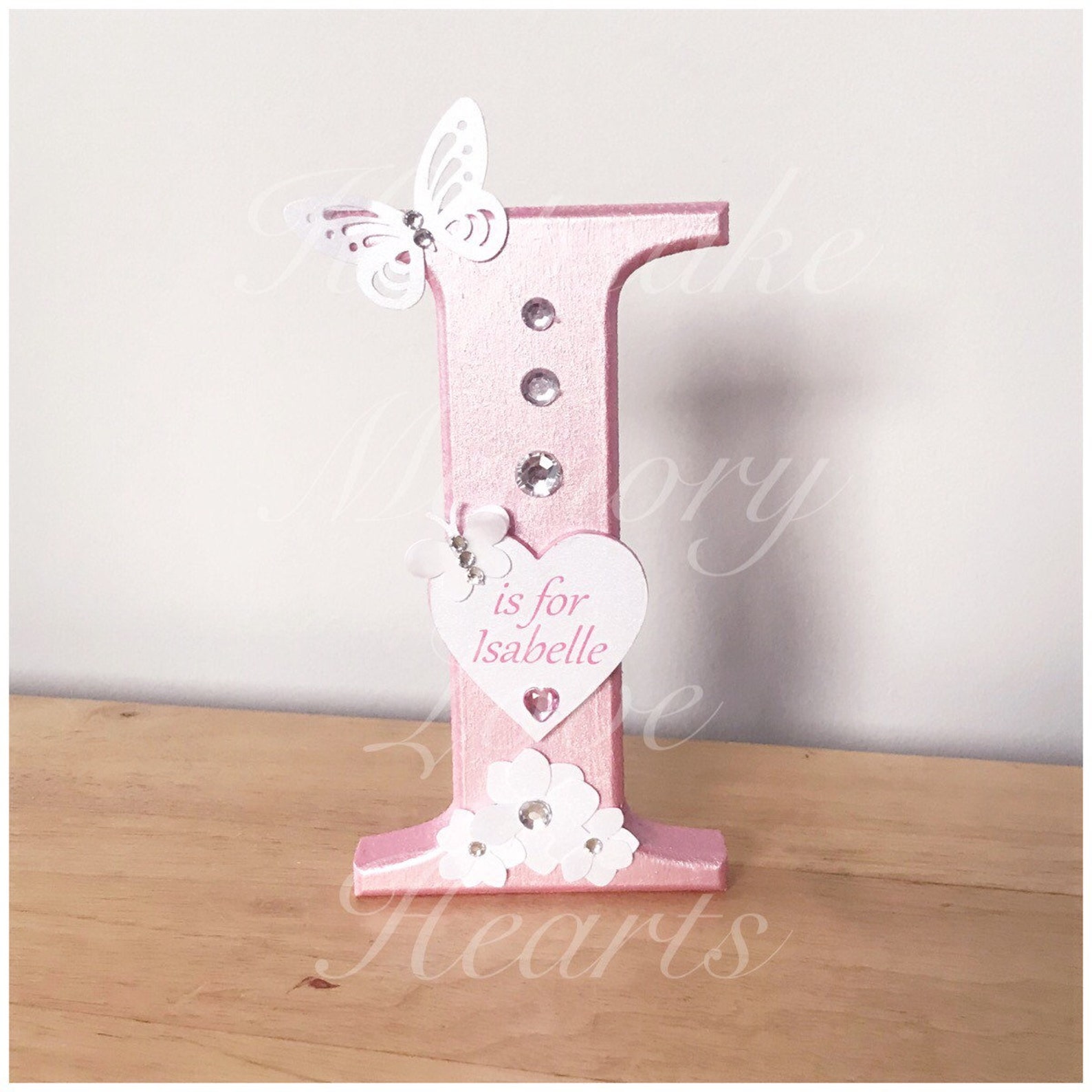 Personalised Free Standing 15cm Letter - Etsy