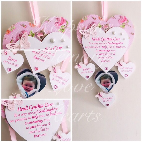 Cadeau pour filleule ou filleul en bois personnalisé - Etsy France