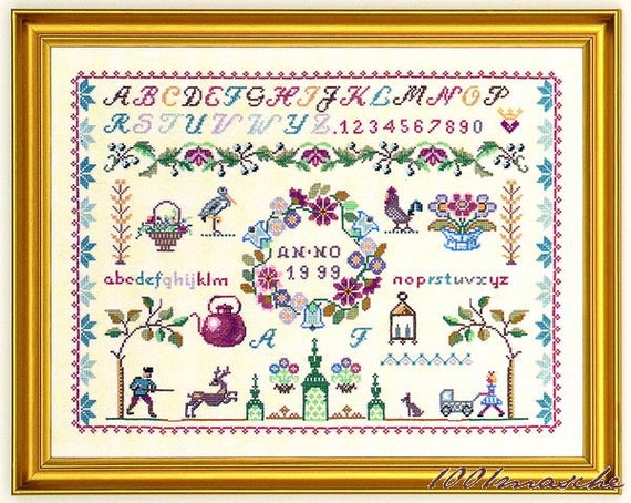 Eva Rosenstand embroidery pattern cloth 35 x 45 cm 12-007 | Etsy