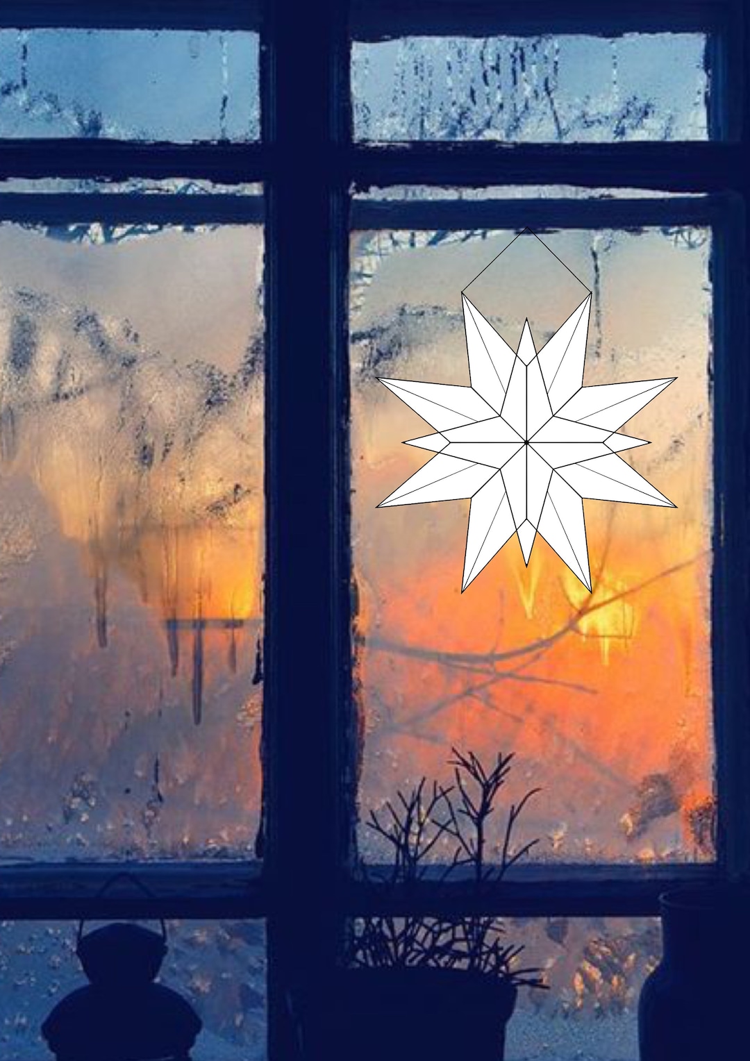 Snowflake Stained Glass Pattern (for Hobby Use) - Etsy